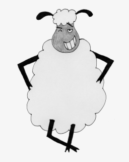 Bad Sheep - Bad Sheep Art , Free Transparent Clipart - ClipartKey