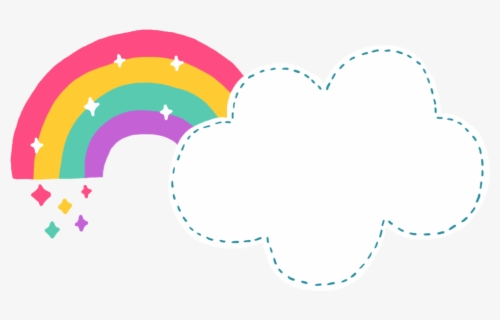 Microsoft Clipart Word - Cute Cartoon Rainbow With Cloud , Free ...