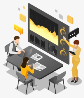 Project Management Isometric Vector , Free Transparent Clipart - ClipartKey