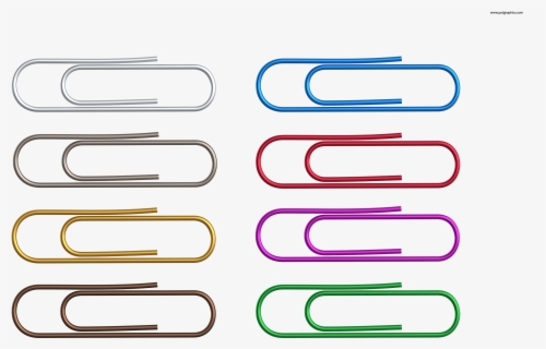Colored Paper Clip Art - Paper Clip Art Green , Free Transparent ...