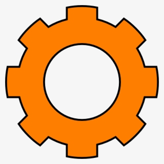 Orange Gear Icon Png , Free Transparent Clipart - ClipartKey
