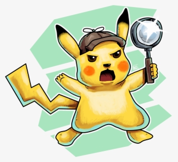 Detective Pikachu - Cartoon , Free Transparent Clipart - ClipartKey