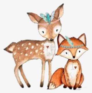 Woodland Tribal Animals Png , Free Transparent Clipart - ClipartKey