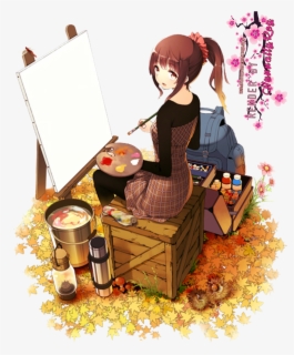 Anime Singer Render By Watashiwamai - Anime Girl Singer Png , Free ...