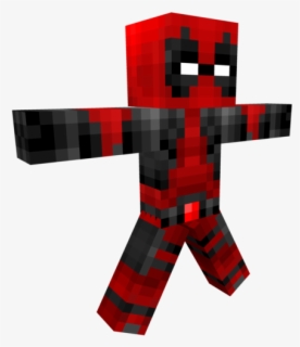 Pixel Art Minecraft Deadpool , Free Transparent Clipart - ClipartKey