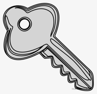 Key Clipart Gray - Pool Key Cartoon , Free Transparent Clipart - ClipartKey