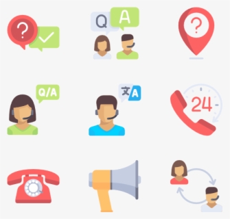 64 Support Icon Packs - Customer Service Icon Png Free Pack , Free ...