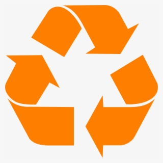 Orange Recycle Icon Svg Clip Arts - Recycle Symbol , Free Transparent ...