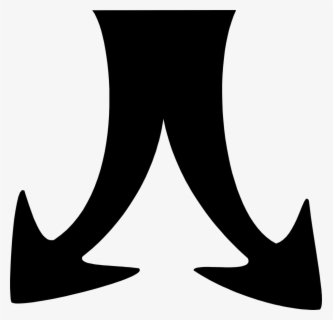 Double Curved Arrow Clipart - Two Way Curved Arrow , Free Transparent ...