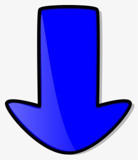 Blue Down Arrow Svg Downloads Icon Vector Download - Blue Down Arrow ...