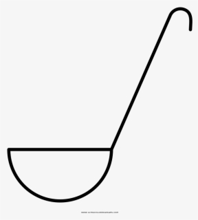 Soup Ladle Coloring Page Clipart , Png Download , Free Transparent ...