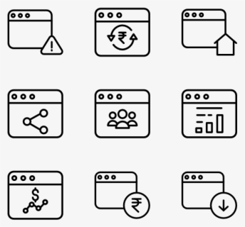 Windows & Applications - Utensils Icon Transparent Background , Free ...