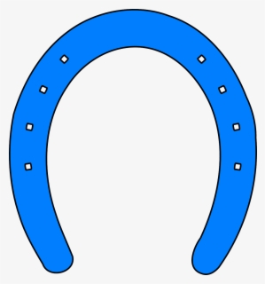 Horseshoe Blue Clipart Transparent X Free On Png - Circle , Free ...