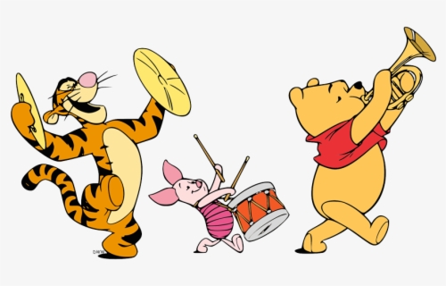 Winnie The Pooh Playing Trumpet Clip Art Web Clipart Winnie The Pooh