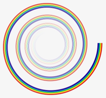 Spiral Clipart Design Cool - Rainbow Spiral Png , Free Transparent ...