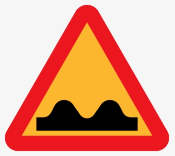 Speed Breaker Sign Board Clipart , Png Download - Speed Humps Road Sign ...