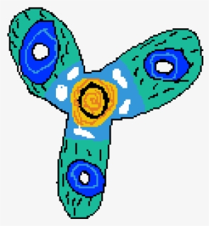 Fidget Spinner Pixel Art , Free Transparent Clipart - ClipartKey