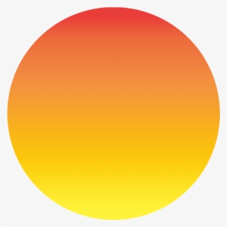 Sunrise Clipart Summer Birthday - Red Yellow Circle Png , Free ...