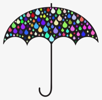 Clip Art Rainy Images - Rain And Umbrella Png , Free Transparent ...