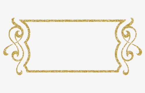 Gold Glitter Frame Png , Free Transparent Clipart - ClipartKey