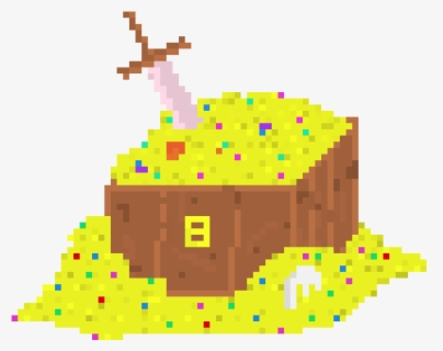 Pixel Art Chest - Treasure Chest Pixel Art , Free Transparent Clipart ...
