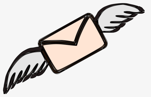 Email With Wings Png , Free Transparent Clipart - ClipartKey