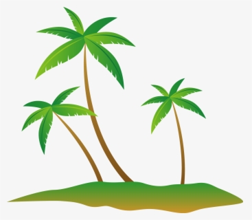 Summer Euclidean Vector - Summer Coconut Tree Vector , Free Transparent ...