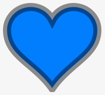 Download Blue Heart Svg Clip Arts - Blue Heart - ClipartKey