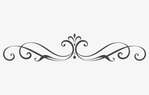 Clip Art Drawn Scrolls - Wedding Border Design Png , Free Transparent ...