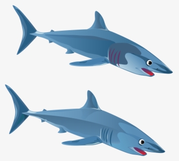#mq #pink #blue #sharks #hugs #cartoon - Hugging Sharks Cartoon , Free ...