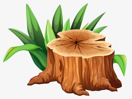 Wood Tree Stump Cartoon - Tree Stumpcartoon , Free Transparent Clipart ...