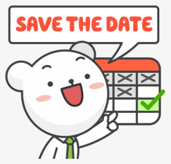 Free Save The Date Clip Art with No Background - ClipartKey