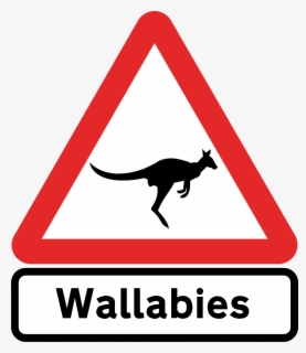 Kangaroo Clipart , Png Download - Test Your Brakes Sign , Free ...