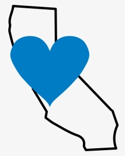 California Svg Heart - Icon , Free Transparent Clipart - ClipartKey