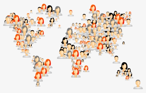 World Map Of People , Free Transparent Clipart - ClipartKey