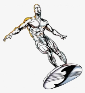 Silver Surfer Transparent Background - Silver Surfer Png , Free ...