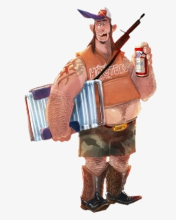 Hillbilly Redneck Hunting Hunters Inbred - Redneck Character Concept ...