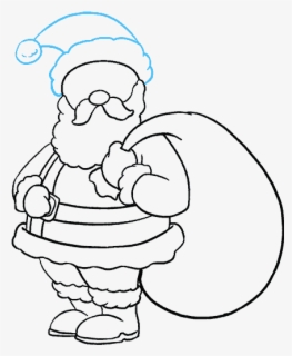 How To Draw Santa Claus - Draw Santa Claus Step By Step , Free ...