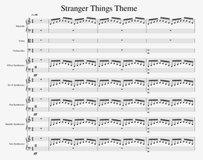 Stranger Things Theme Sheet Music 1 Of 6 Pages - Sheet Music , Free ...
