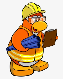 Clipart Clothes Construction Worker - Club Penguin Rewritten Rory ...