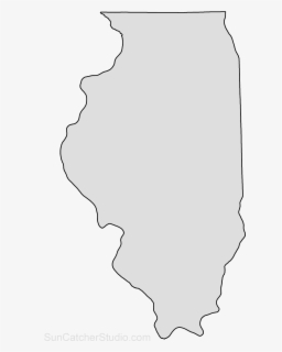 Transparent Illinois Outline Png - Illinois County Map Vector , Free ...