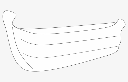 Boat Outline - - Line Art , Free Transparent Clipart - ClipartKey