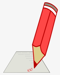 Red Pencil Clipart - Homework Correction , Free Transparent Clipart ...