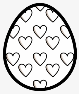 Free Easter Eggs Black And White Clip Art with No Background - ClipartKey