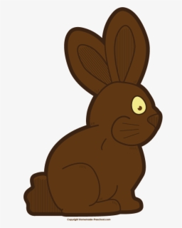 Chocolate Clipart Easter Bunny - Chocolate Easter Bunny Clipart , Free ...
