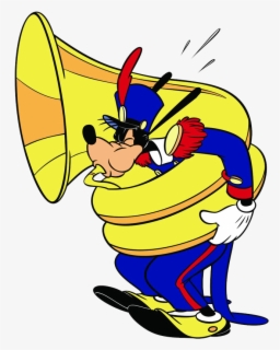 Tuba Goofy Music Clipart - Tuba Player Clipart , Free Transparent ...