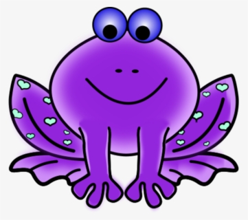 Download Transparent Cartoon Frog Png - Pink Frog Clip Art - ClipartKey