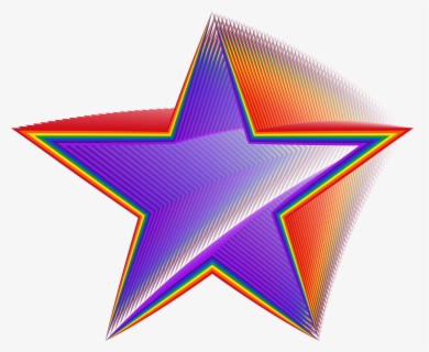 Transparent Rainbow Vector Png - Transparent Background Rainbow Star ...