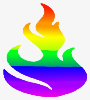 Flame Rainbow Clipart , Png Download - Rainbow Fire Transparent , Free ...