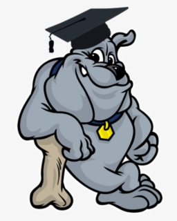 Bulldog With Graduation Cap Clipart , Free Transparent Clipart - ClipartKey